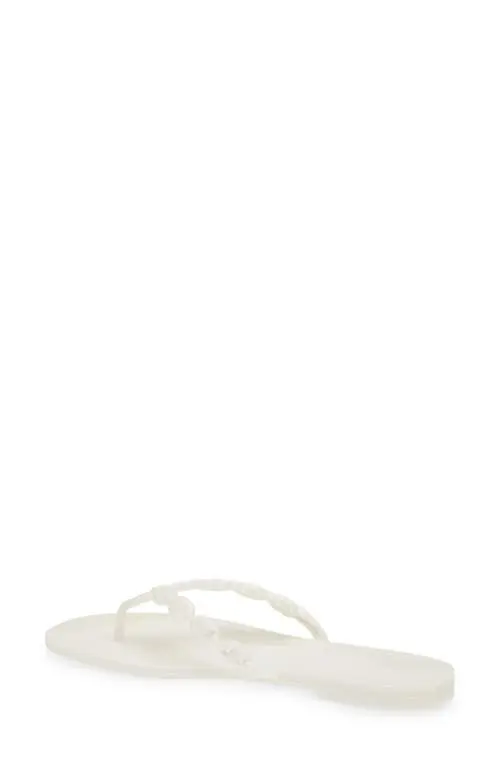 Tory Burch Gemini Link Jelly Flip Flop - White