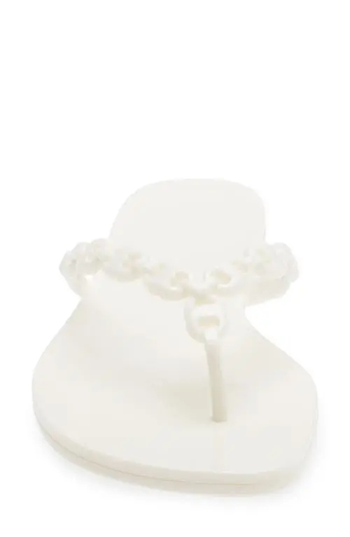 Tory Burch Gemini Link Jelly Flip Flop - White