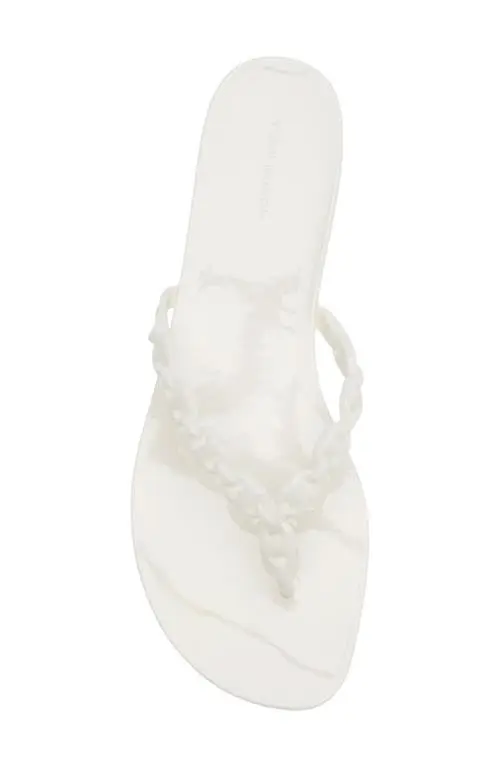 Tory Burch Gemini Link Jelly Flip Flop - White