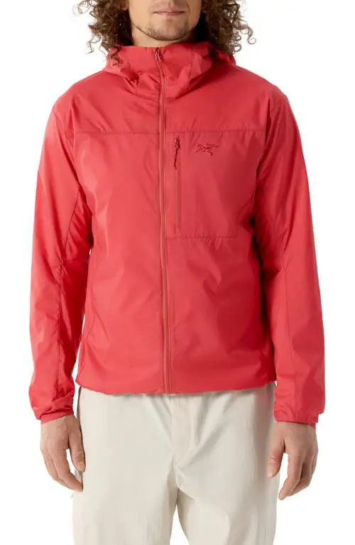 Arc'teryx Squamish Water Repellent Nylon Ripstop Hooded Jacket - Stonered
