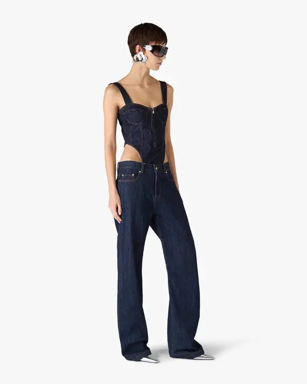 Casablanca Indigo Baggy Jeans