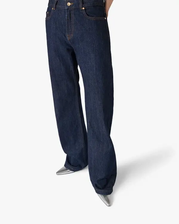 Casablanca Indigo Baggy Jeans