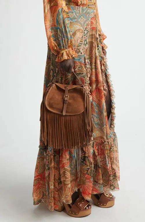 Etro Small Fringe Bag - Biscotto