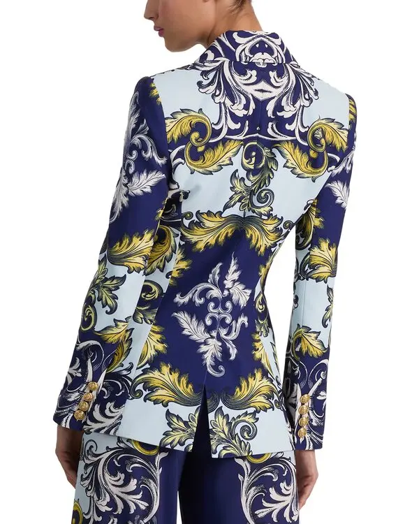Alice + Olivia Hope Fitted Blazer - Antique Scroll