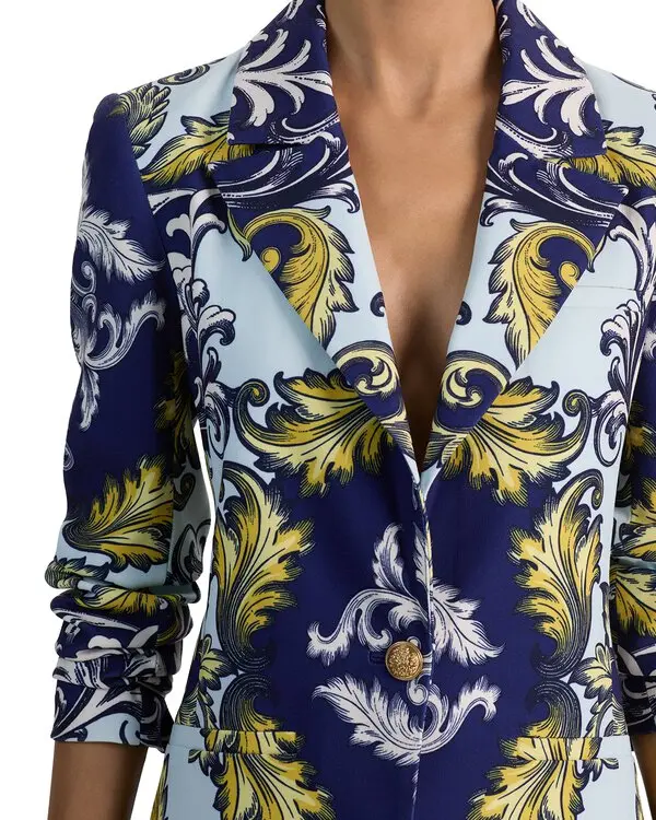 Alice + Olivia Hope Fitted Blazer - Antique Scroll