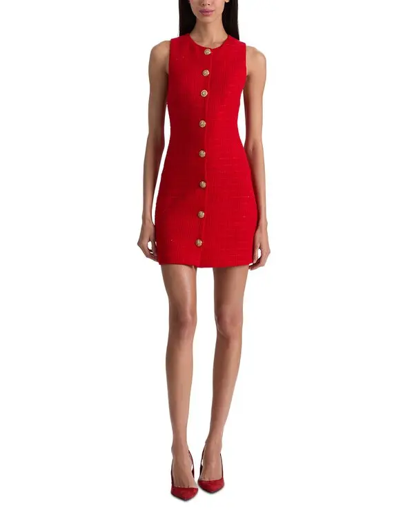 Alice + Olivia Cade Sleeveless Mini Dress