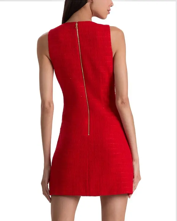 Alice + Olivia Cade Sleeveless Mini Dress