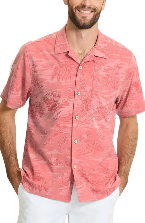 Tommy Bahama Coastal Ease Islandzone® Palms Print Camp Shirt