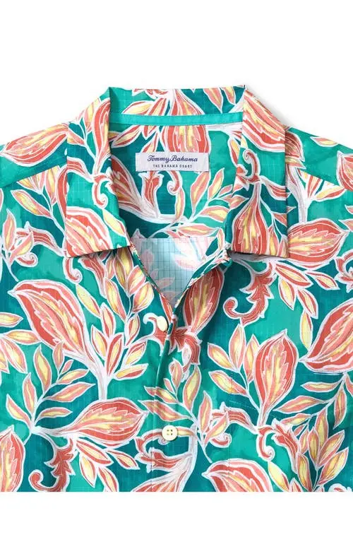Tommy Bahama Bahama Coast Wild Vines Islandzone® Short Sleeve Button-up Shirt