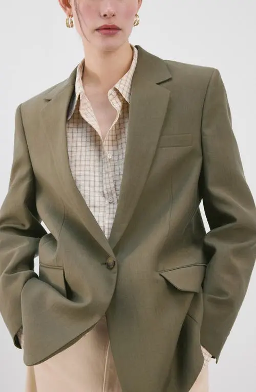 Mango Lisa One-button Blazer