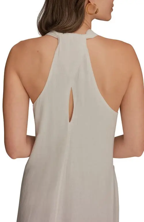 Donna Karan New York V-neck Sleeveless Maxi Dress