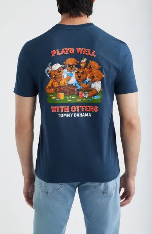 Tommy Bahama Plays Well With Otters Pocket Graphic T-shirt