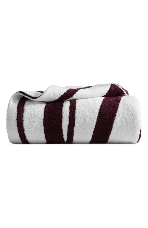 SUNDAY CITIZEN Cloud Silque Woodland Blanket - White/fig