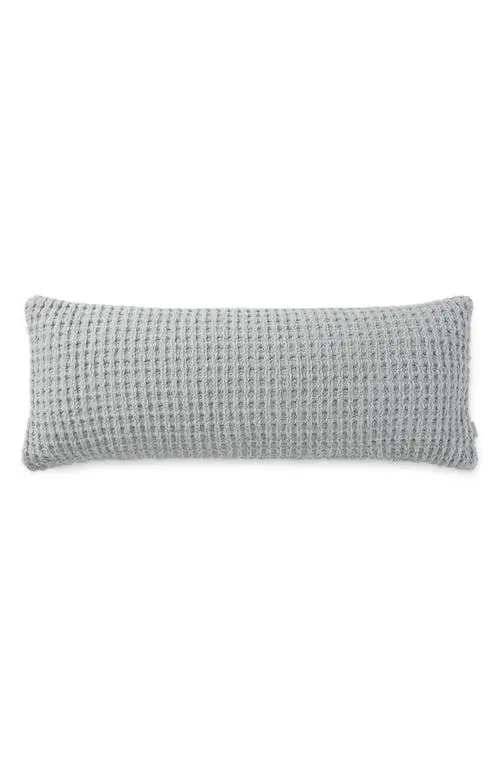 SUNDAY CITIZEN Snug Waffle Lumbar Pillow - Cloud Grey