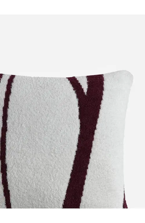 SUNDAY CITIZEN Cloud Silque Woodland Accent Pillow - White/fig