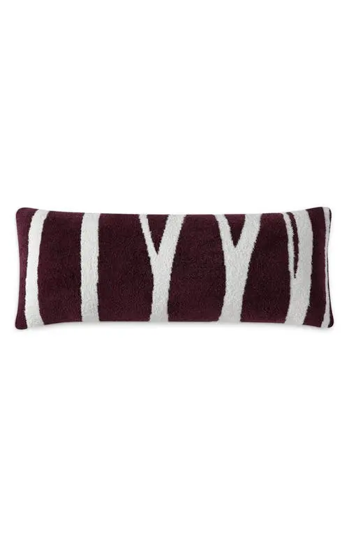SUNDAY CITIZEN Cloud Silque Woodland Lumbar Pillow - White/fig