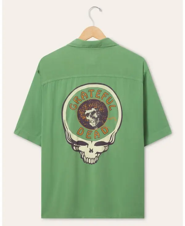 Junk Food Clothing Grateful Dead Skull Camp Shirt