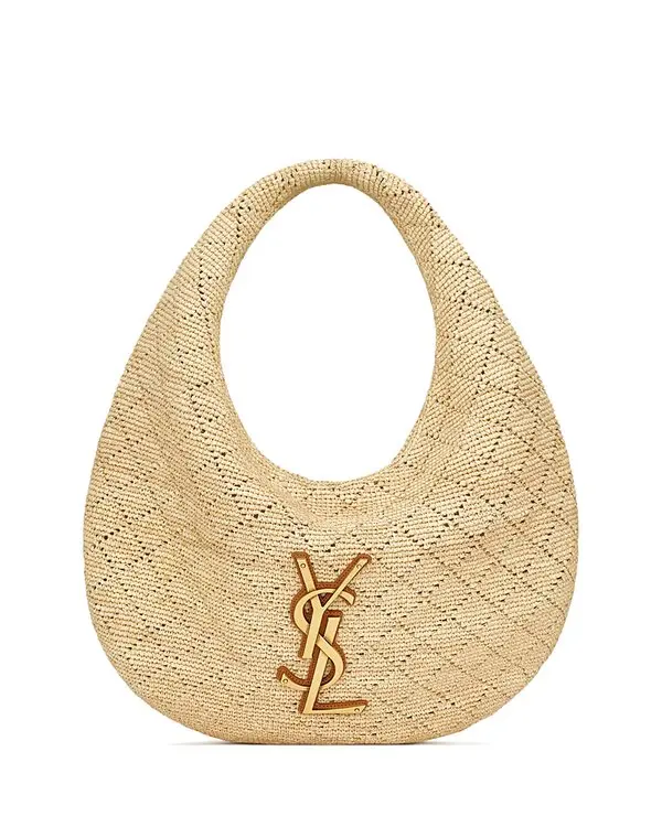 Saint Laurent Icare Hobo Bag - Natural