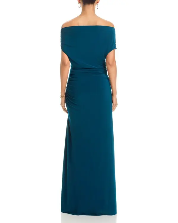 Aqua Ruched Dress - Mallard