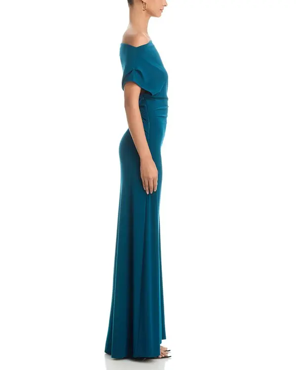 Aqua Ruched Dress - Mallard