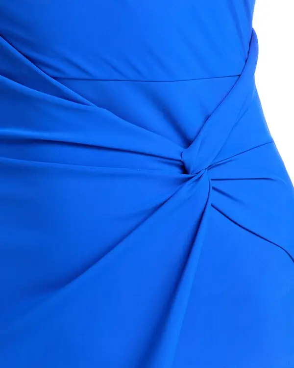 Chiara Boni La Petite Robe Asymmetrical Draped Knee-length Dress