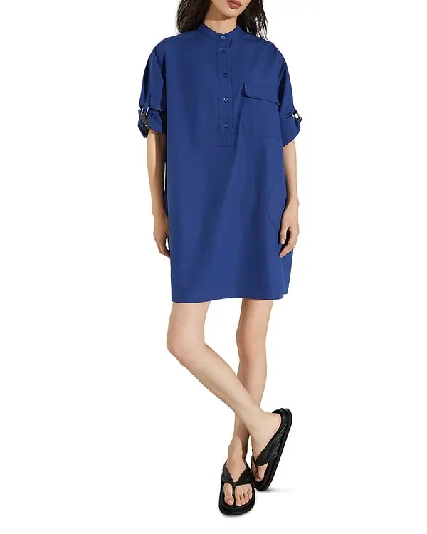 Max & Co. Mcofinezza Poplin Dress - Navy