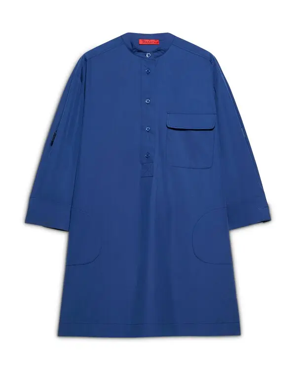 Max & Co. Mcofinezza Poplin Dress - Navy