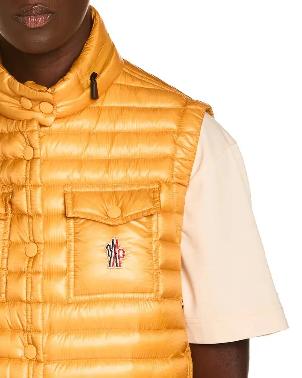 Moncler Gumiane Down Vest - Yellow