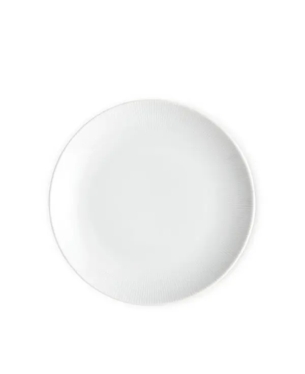 PILLIVUYT Eventail 8.25 Coupe Plate, Set Of 4 - White