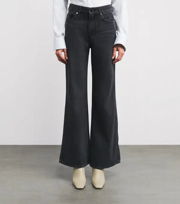 Veronica Beard Kasey Wide-leg Jeans