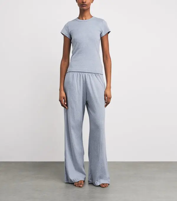 LESET Cotton Nando Slim T-shirt - Blue