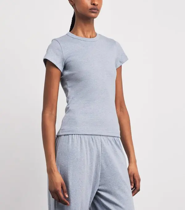 LESET Cotton Nando Slim T-shirt - Blue