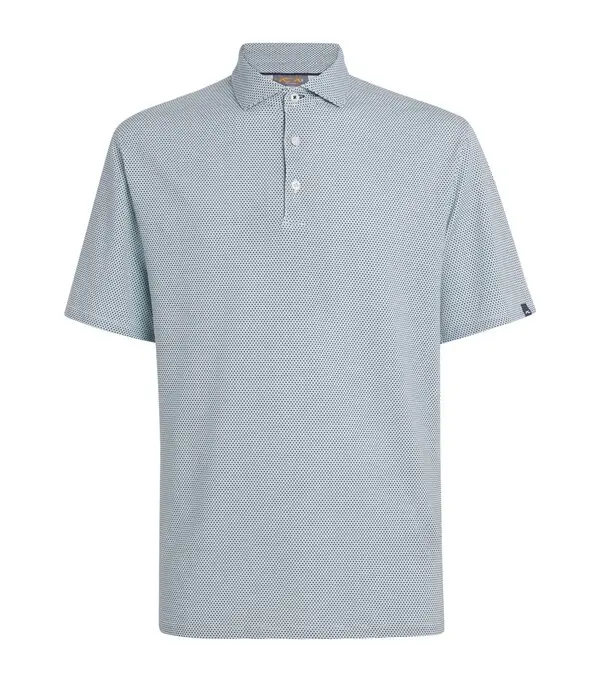 Kjus Pima Cotton Printed Hollow Polo Shirt