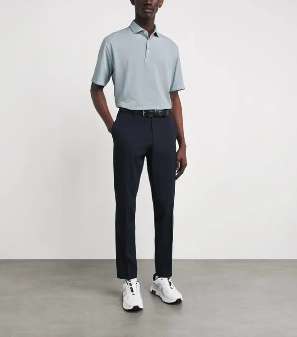 Kjus Pima Cotton Printed Hollow Polo Shirt