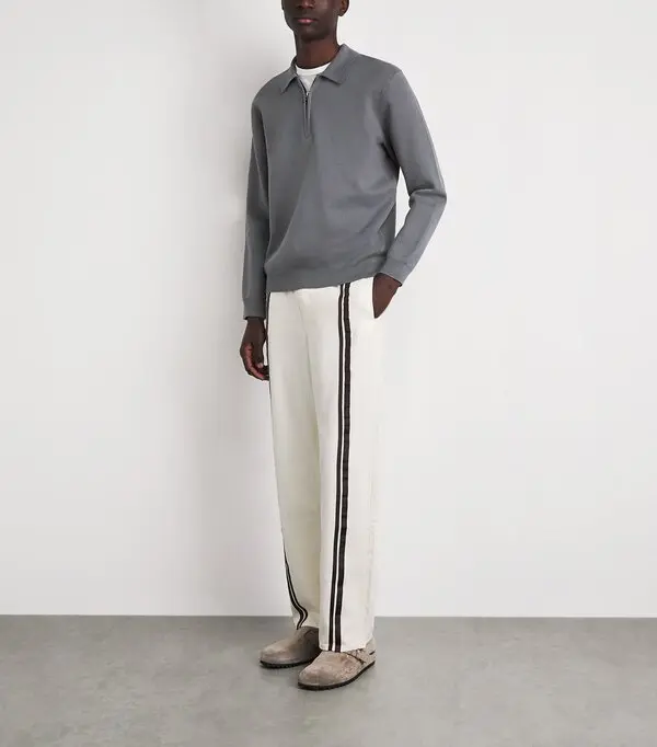 Rag & Bone Cotton Quarter-zip Polo Shirt