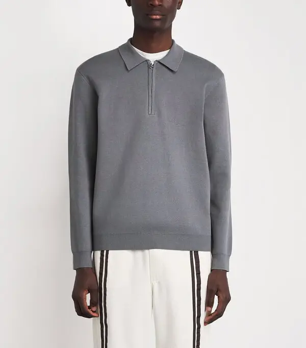 Rag & Bone Cotton Quarter-zip Polo Shirt