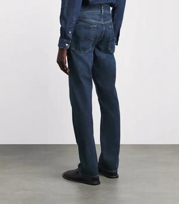 7 For All Mankind The Straight Jeans - Blue