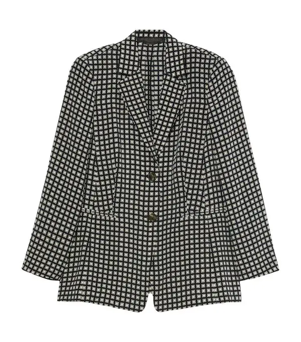 Marina Rinaldi Silk Single-breasted Blazer