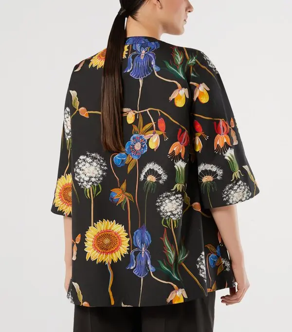 Marina Rinaldi Floral Cotton Tunic Shirt