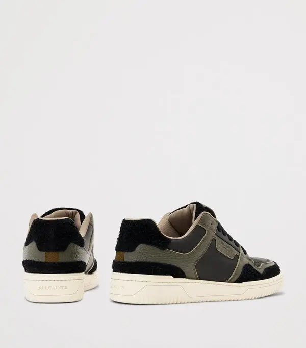 ALLSAINTS Leather Regan Plus Low-top Sneakers - Black