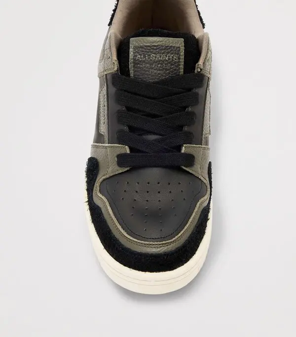 ALLSAINTS Leather Regan Plus Low-top Sneakers - Black