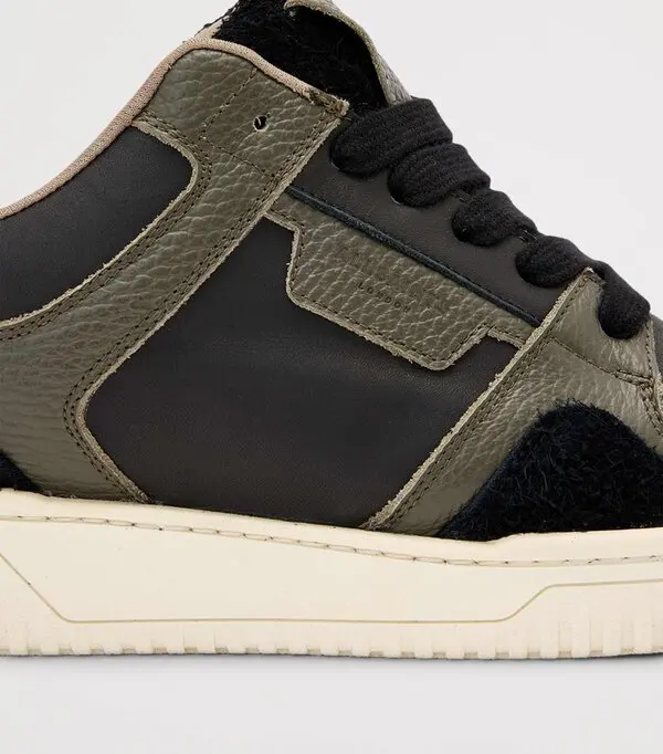 ALLSAINTS Leather Regan Plus Low-top Sneakers - Black
