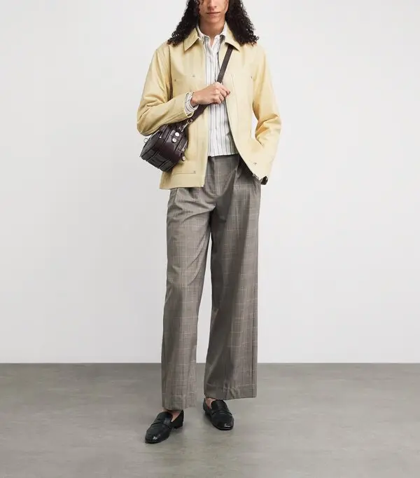 Rag & Bone Sid Leather Jacket - Beige