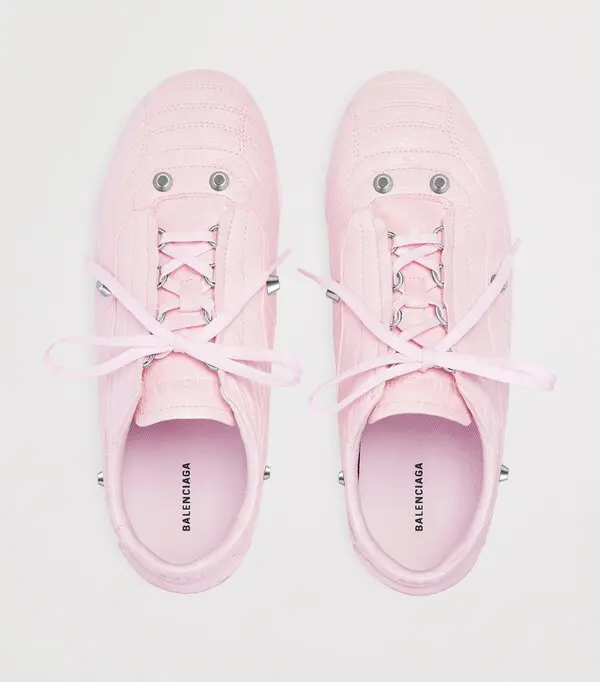 Balenciaga Leather City Sneakers - Blue