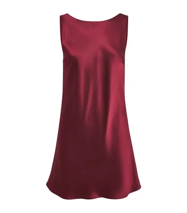 Kiki De Montparnasse Silk Mini Dress - Red