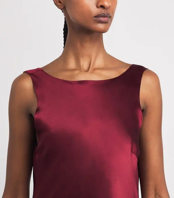Kiki De Montparnasse Silk Mini Dress - Red