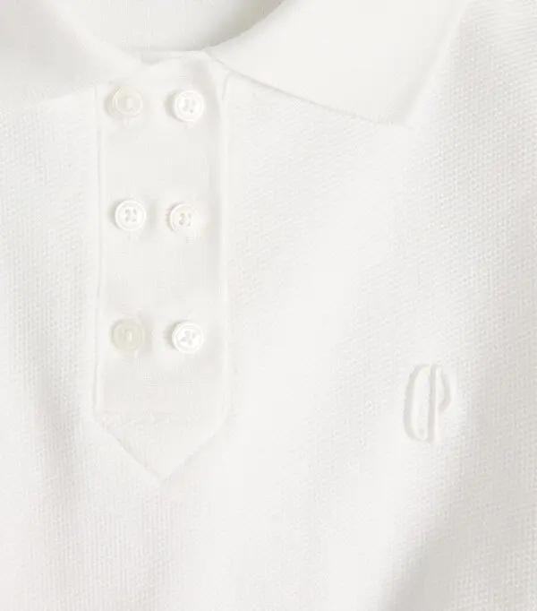 Claudie Pierlot Piqué Cotton Polo Shirt