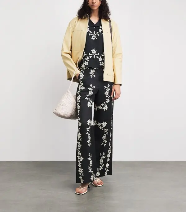 Claudie Pierlot Cropped Floral Shirt