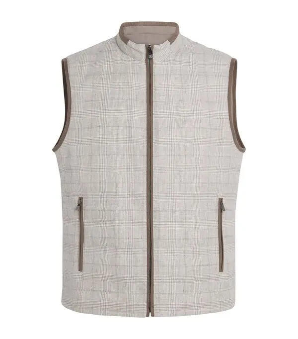Corneliani Reversible Padded Gilet - Grey