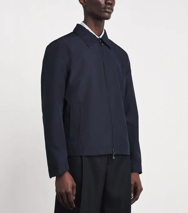 Corneliani Zip-up Jacket - Navy